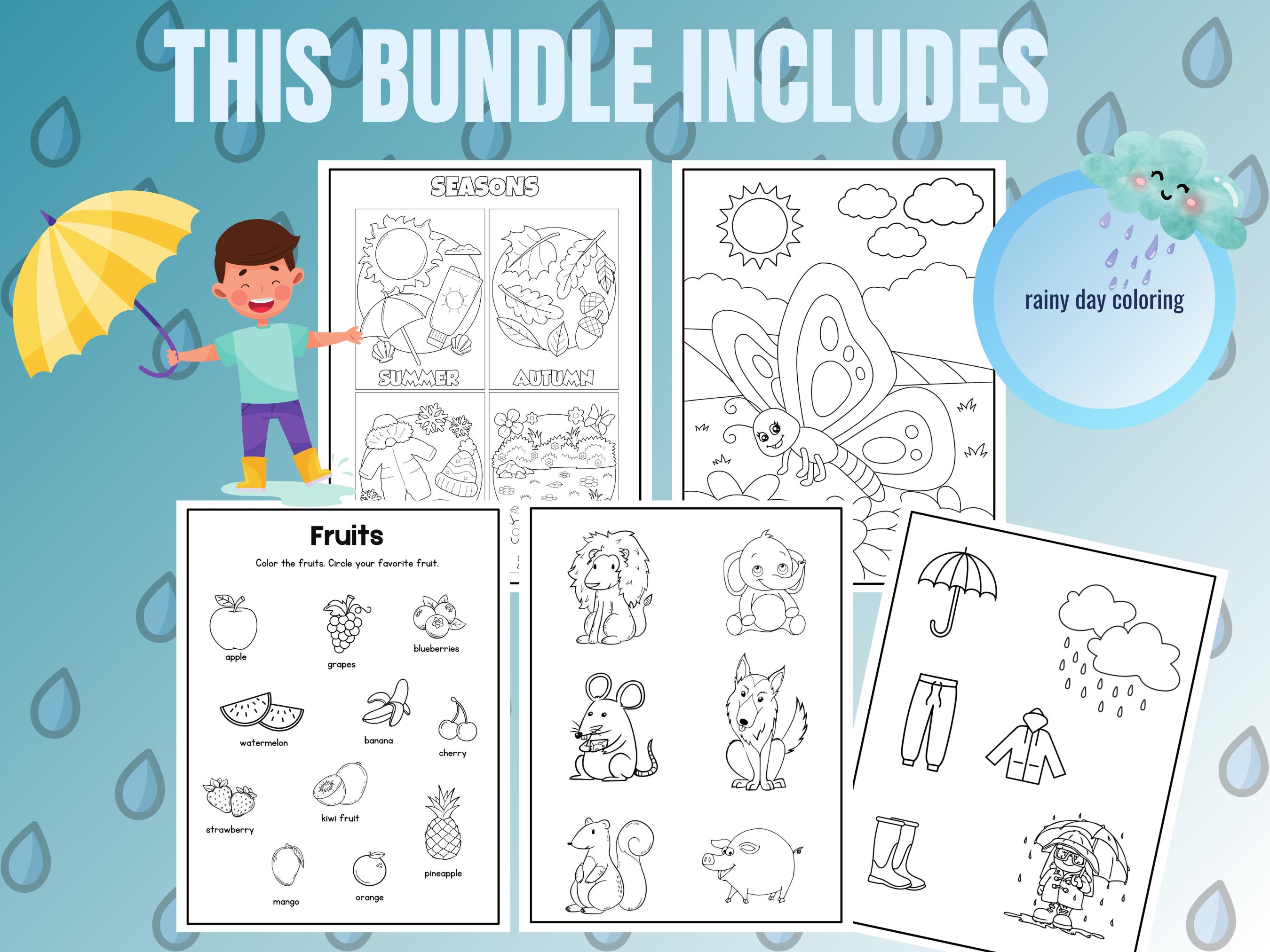 Kids Activities, Rainy-day Activity, Coloring Pages, Mazes, Word Search ...