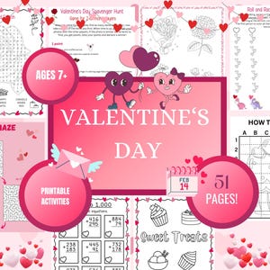 Valentine's Day Activities, Kids Valentine's Printable, Valentine's ...
