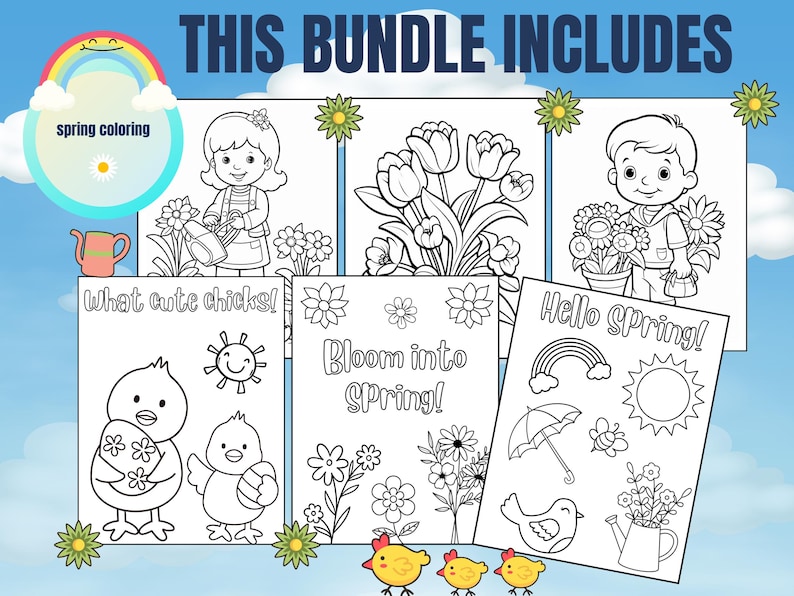 Spring Activities, Kids Spring Printable, Kids Activities, Spring ...