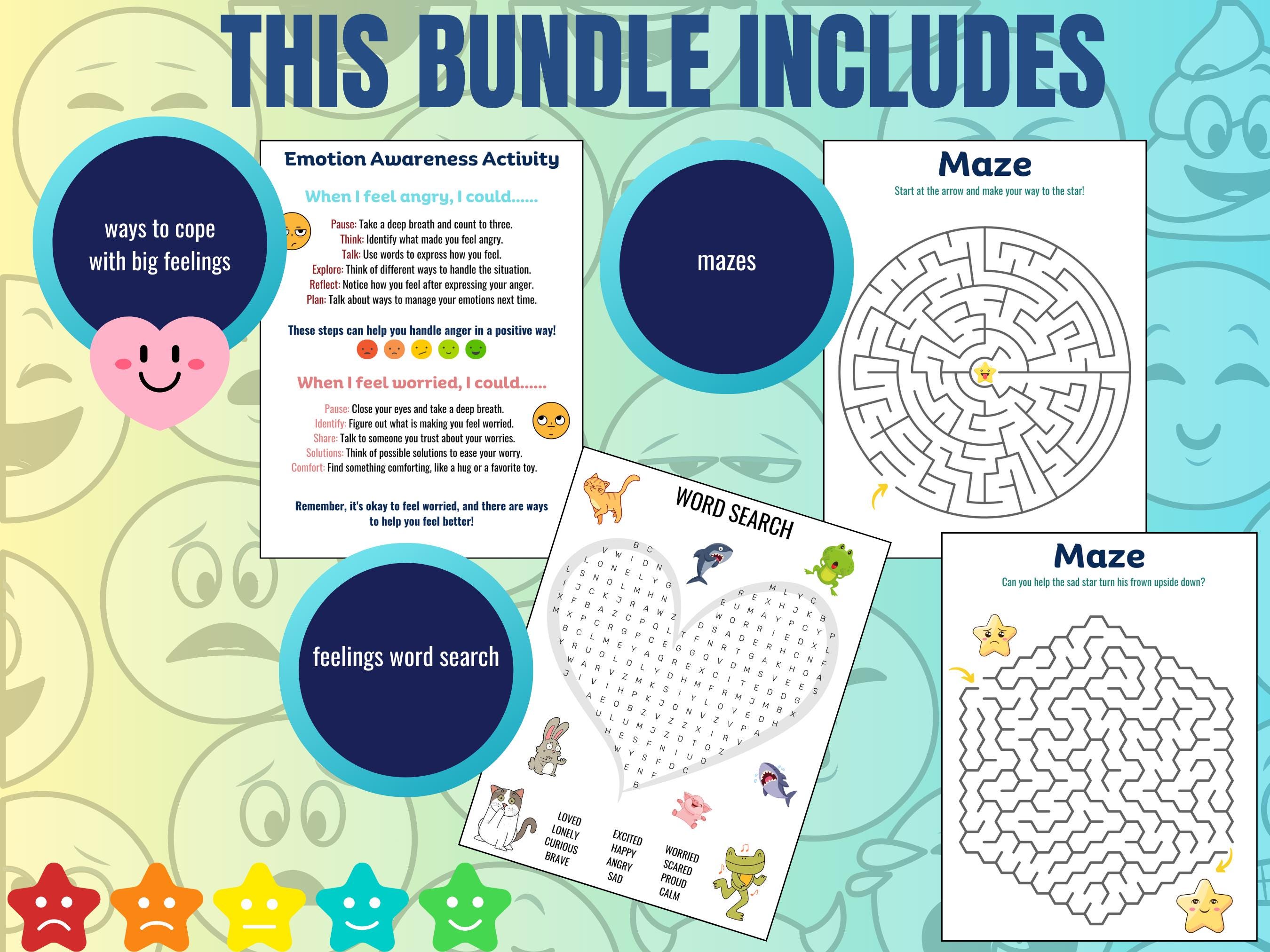 Feelings & Emotions Worksheets for Kids | SEL Activities (printable PDF ...