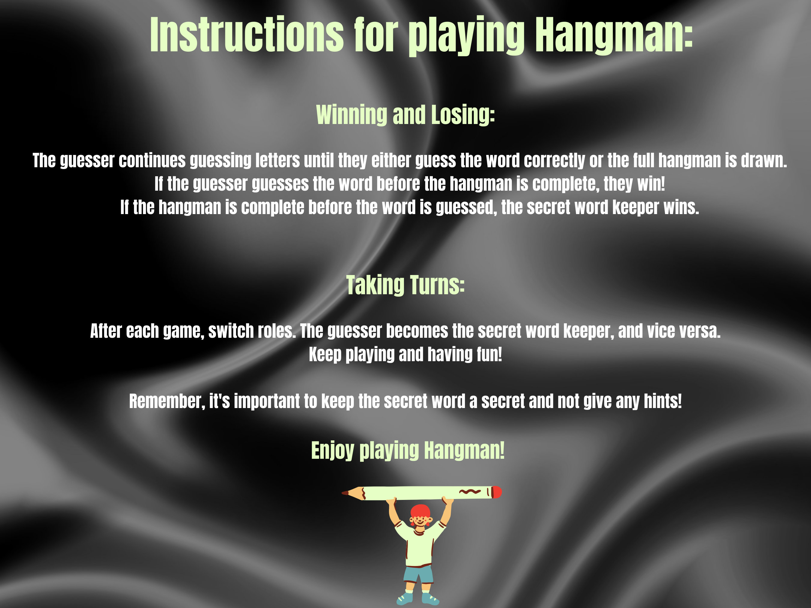 Hangman Game, Hangman Printables, Kids Games, Kids Printable Activities ...