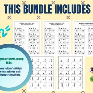 Multiplication Worksheets, Math Drills, Learn Times Table ...