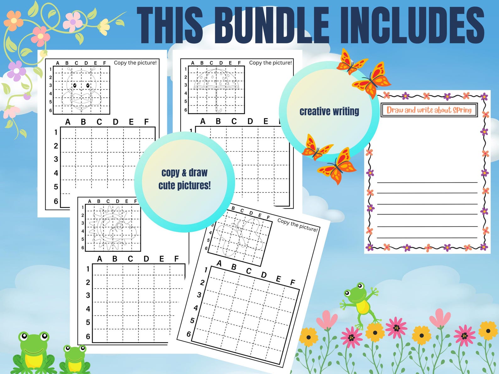 Spring Activities, Kids Spring Printable, Kids Activities, Spring ...