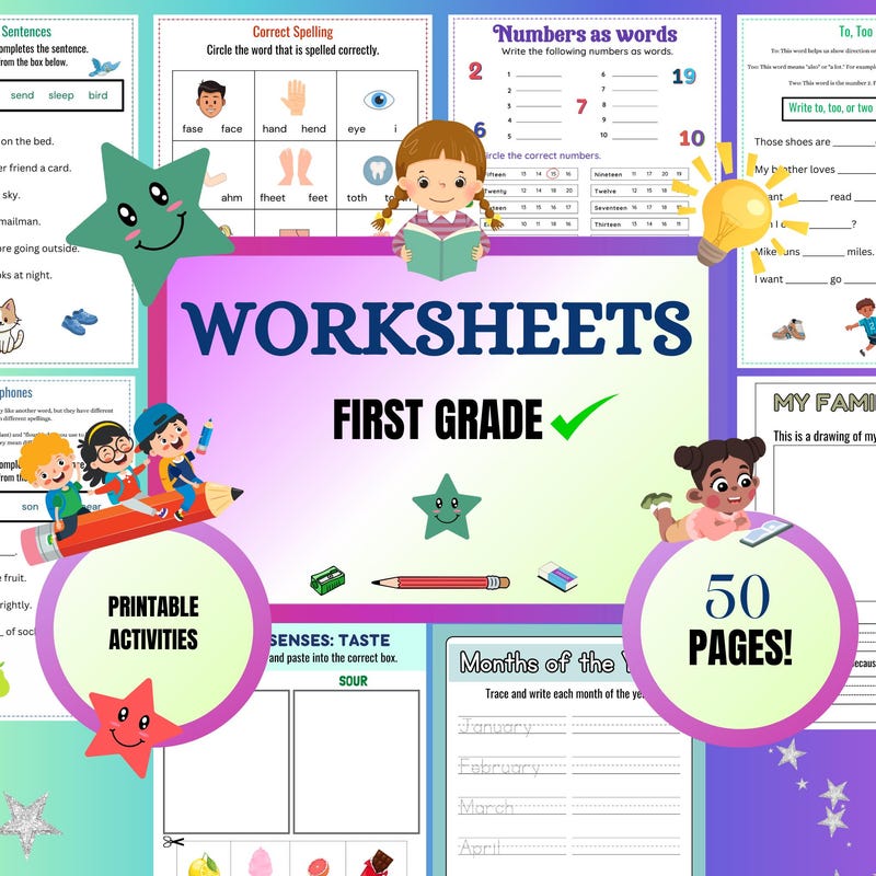 Homeschool Curriculum 1st Grade - Etsy