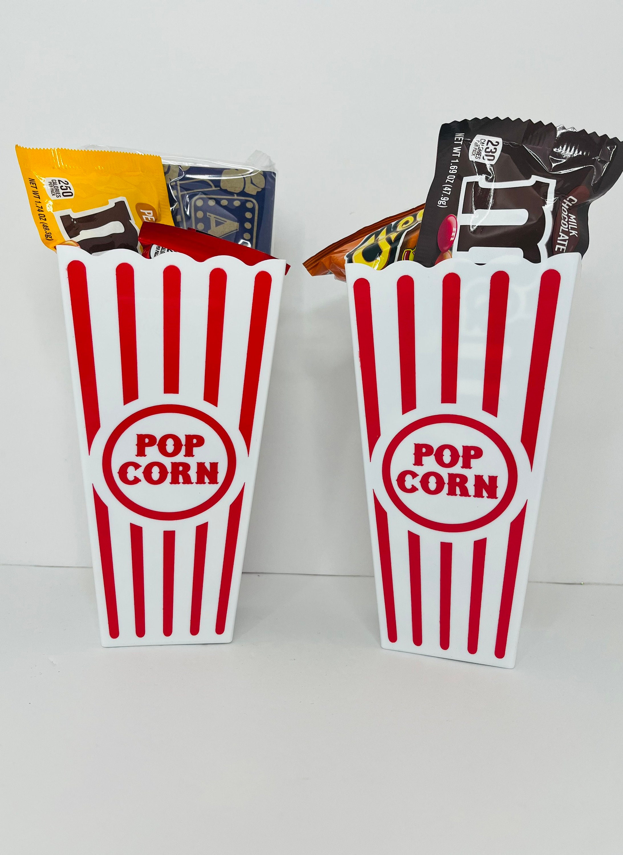 Personalized Movie Night Popcorn Buckets/small Movie Night Favor ...