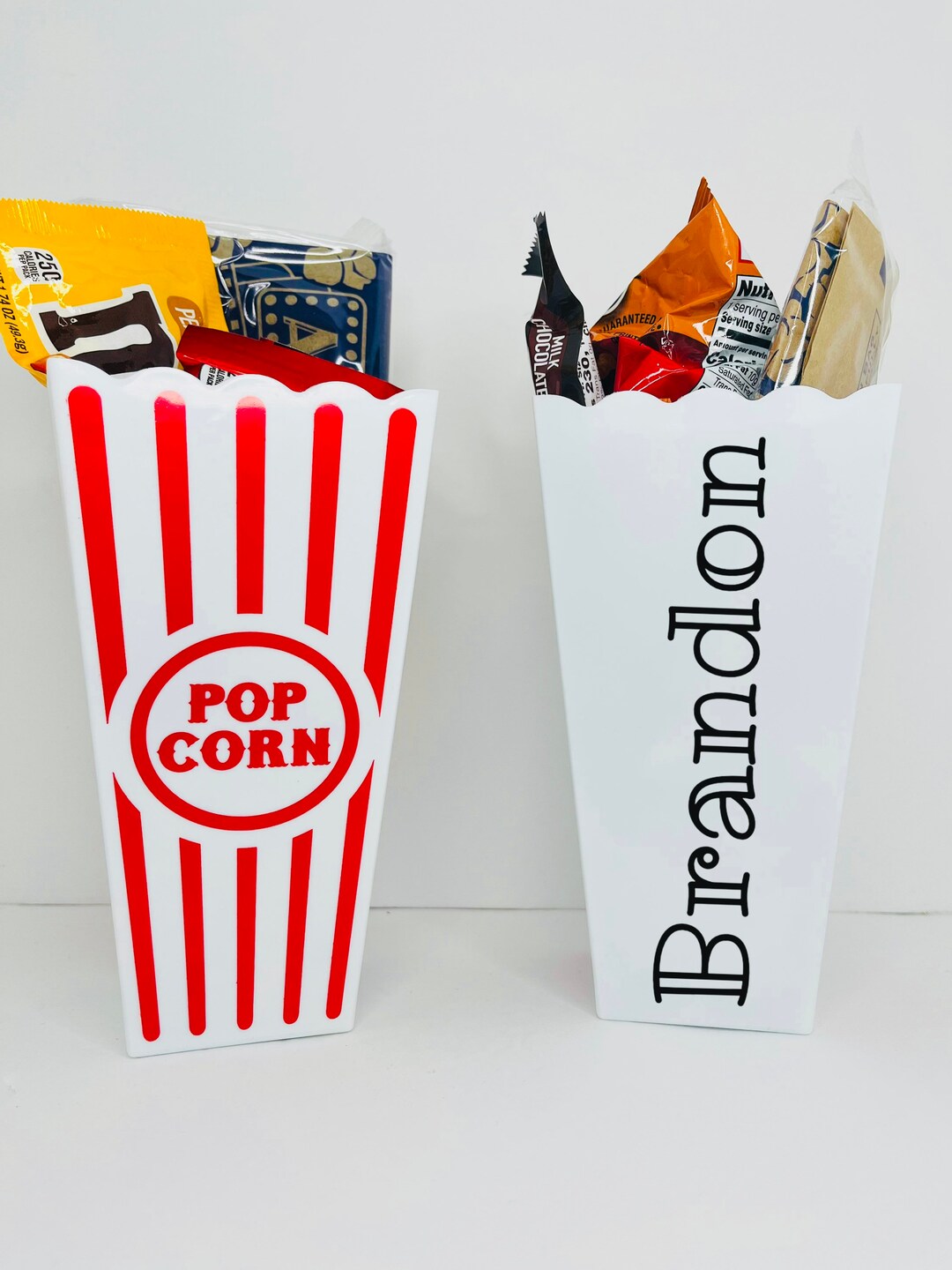 Personalized Popcorn Bucket: Movie Night Favor - Etsy