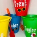 Personalized Sand Buckets/ Beach Bucket Favors/ Beach Buckets/summer ...