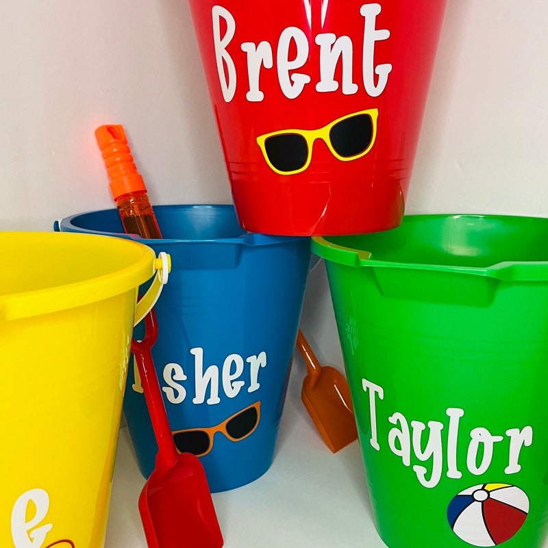 Beach Bucket Party Favors - Etsy