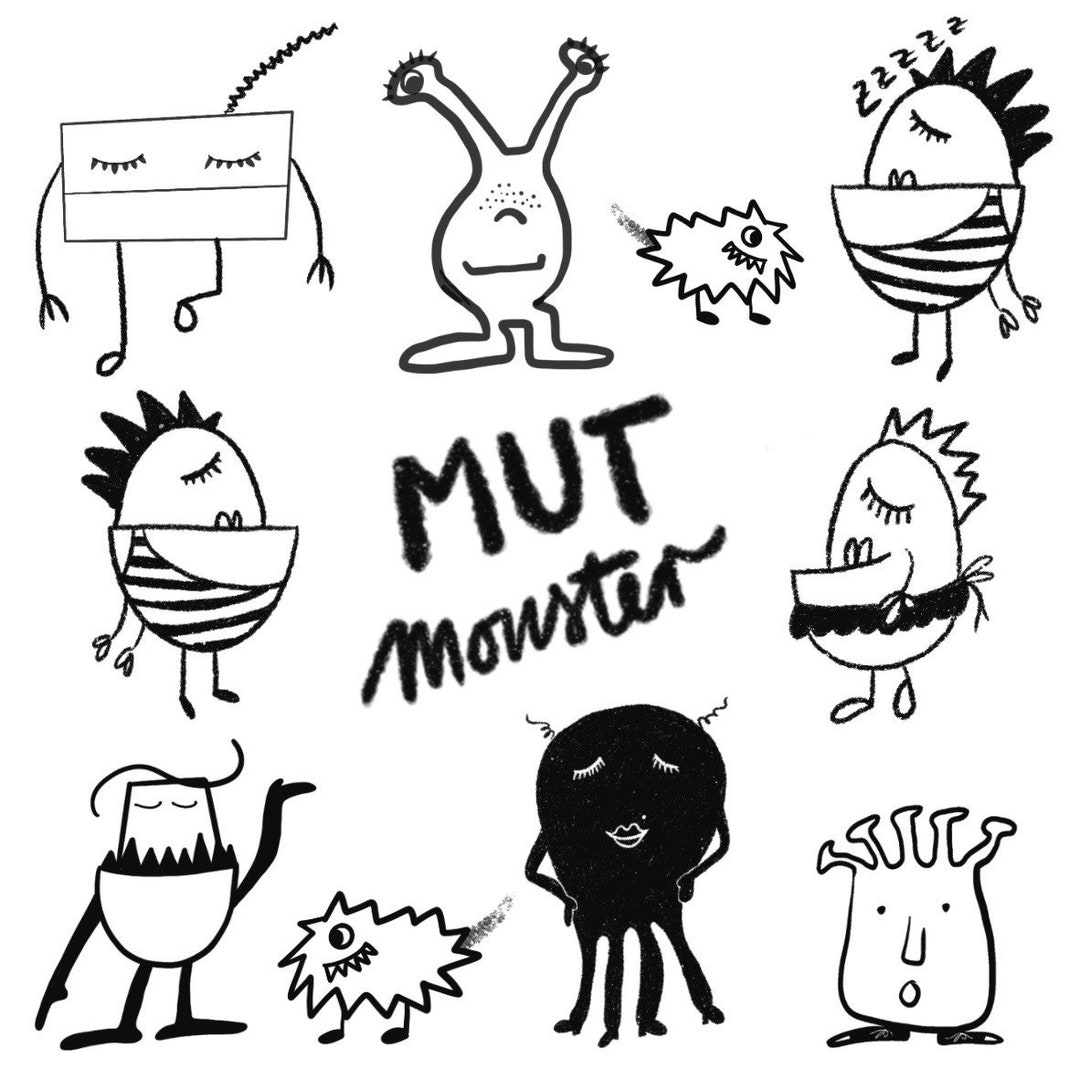 Courage Monster Temporary Tattoos - Etsy