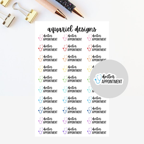 Planners Appointment Stickers - Etsy