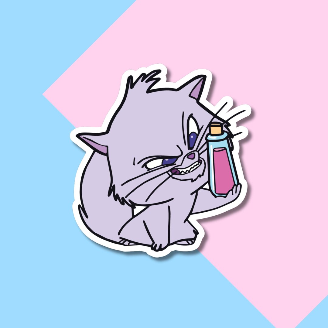 Yzma Cat Potion Stickers, Disney Emperor's New Groove Stickers for ...