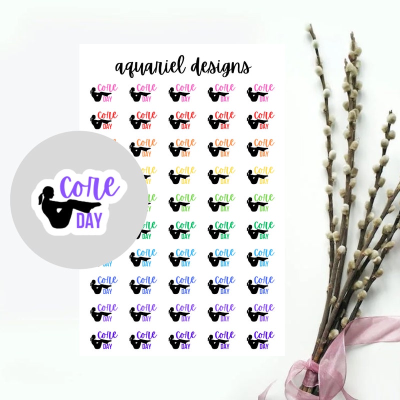 Fitness Planner Stickers - Etsy