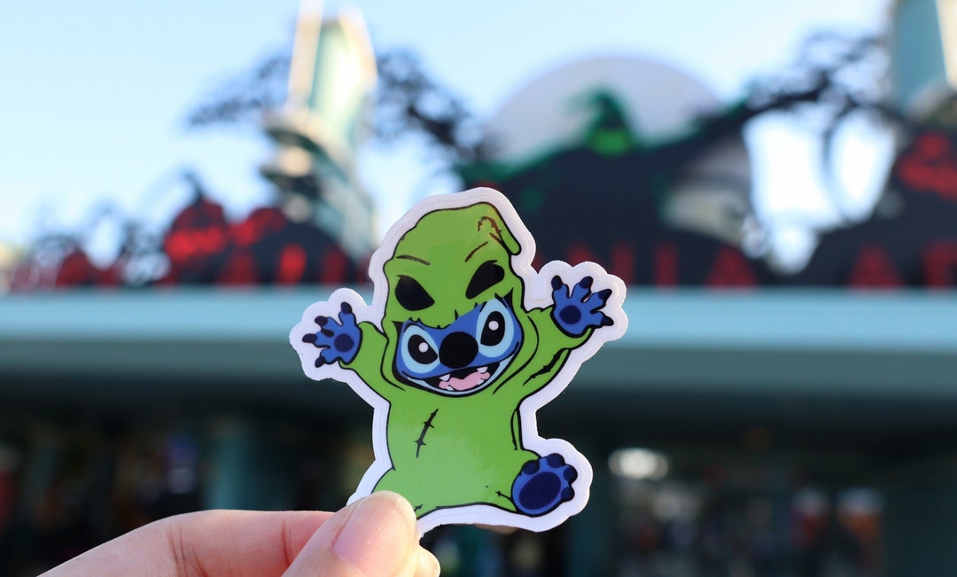 Oogie Boogie Stitch Stickers for Planners, Water Bottles, Laptops, Etc ...