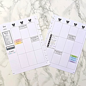 Disney Checklist Stickers Planner Stickers Bullet Journal Stickers - Etsy