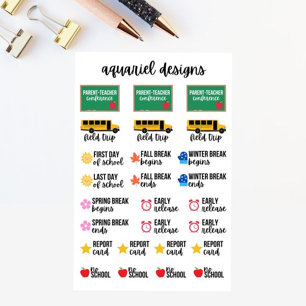 Student Planner Stickers - Etsy