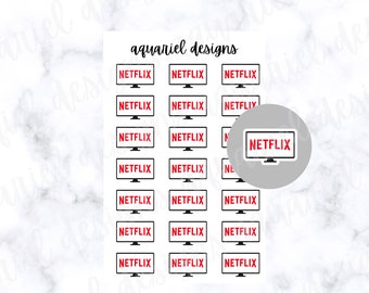 TV Stickers Television Stickers Old Tv Planner Stickers - Etsy