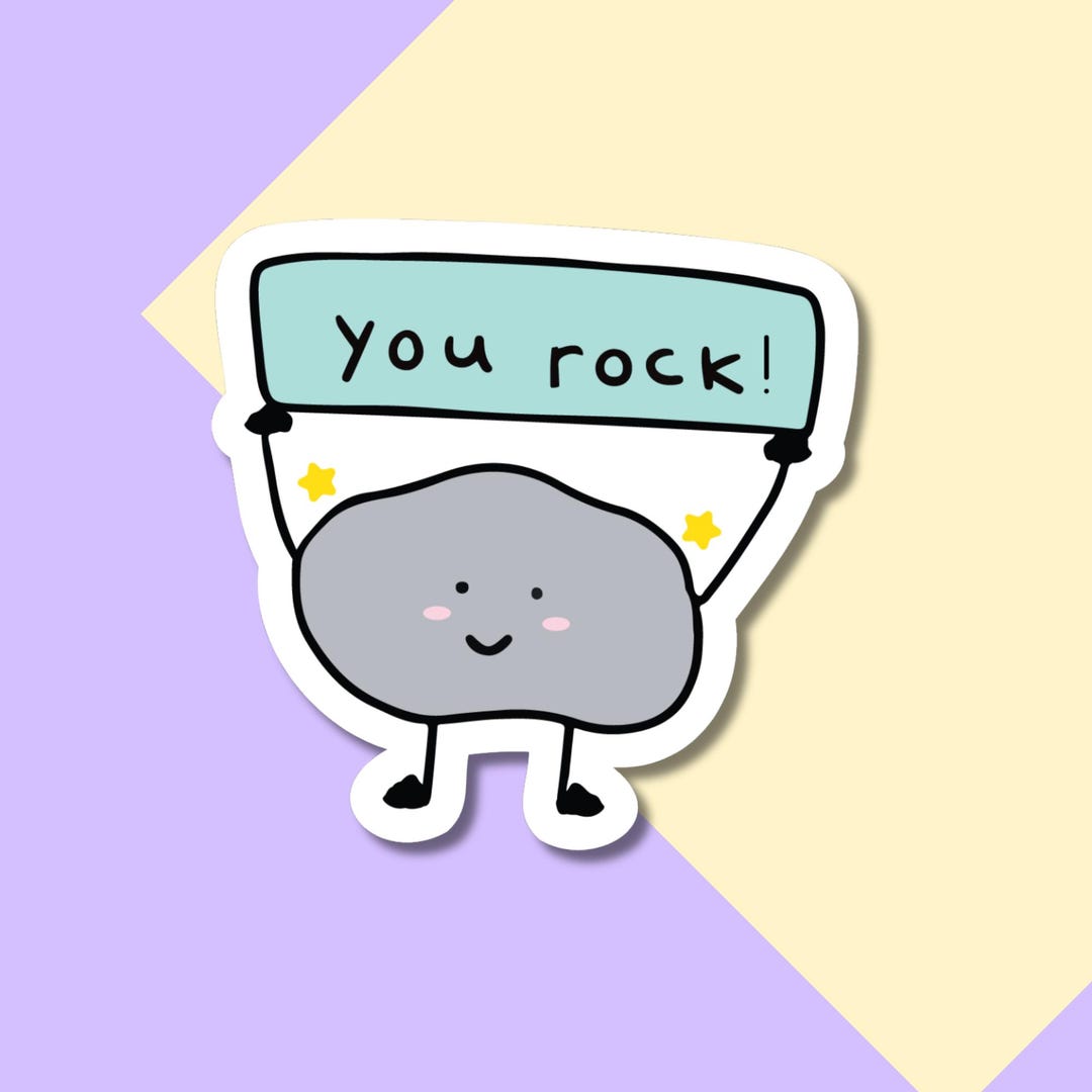 You Rock Stickers for Planners, Water Bottles, Laptops, Etc. - Etsy