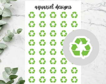 Recycle Symbol Vinyl Decal Sticker - Etsy