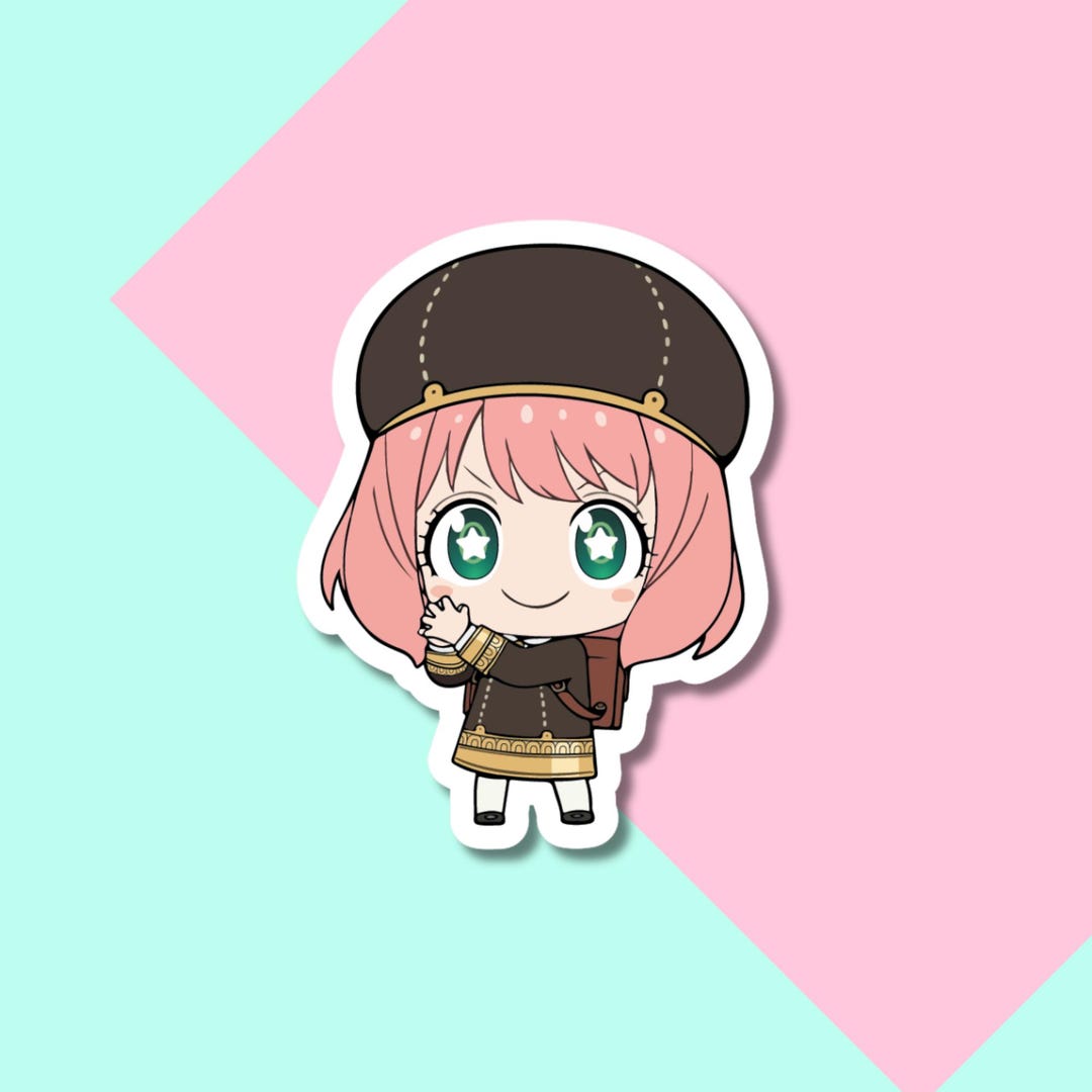 Anya Clapping Spy X Family Stickers for Planners, Water Bottles ...