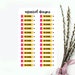 Test Sticker Sheet School Stickers for Planner Set of 24 Test Planner ...