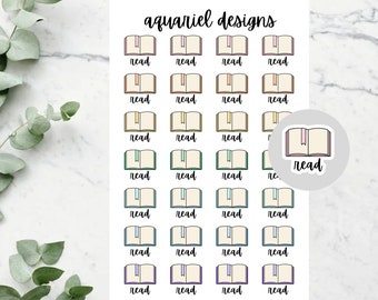 Just One More Chapter Stickers Bookworm Planner Stickers Reading ...