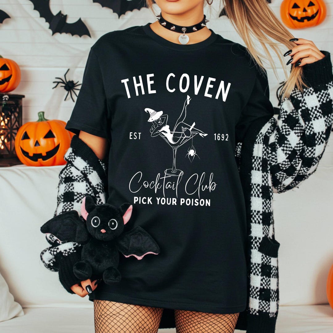 The Coven Cocktail Club White Design Crewneck, Hoodie, T-shirt ...