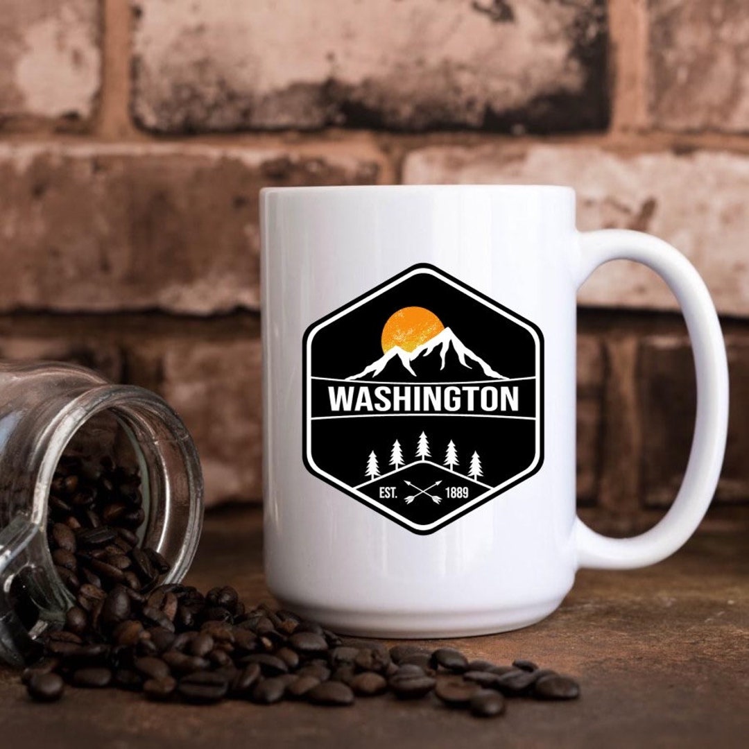 PNW Mugs/washington Mug/pacific NW Mugs/gift Ideas - Etsy