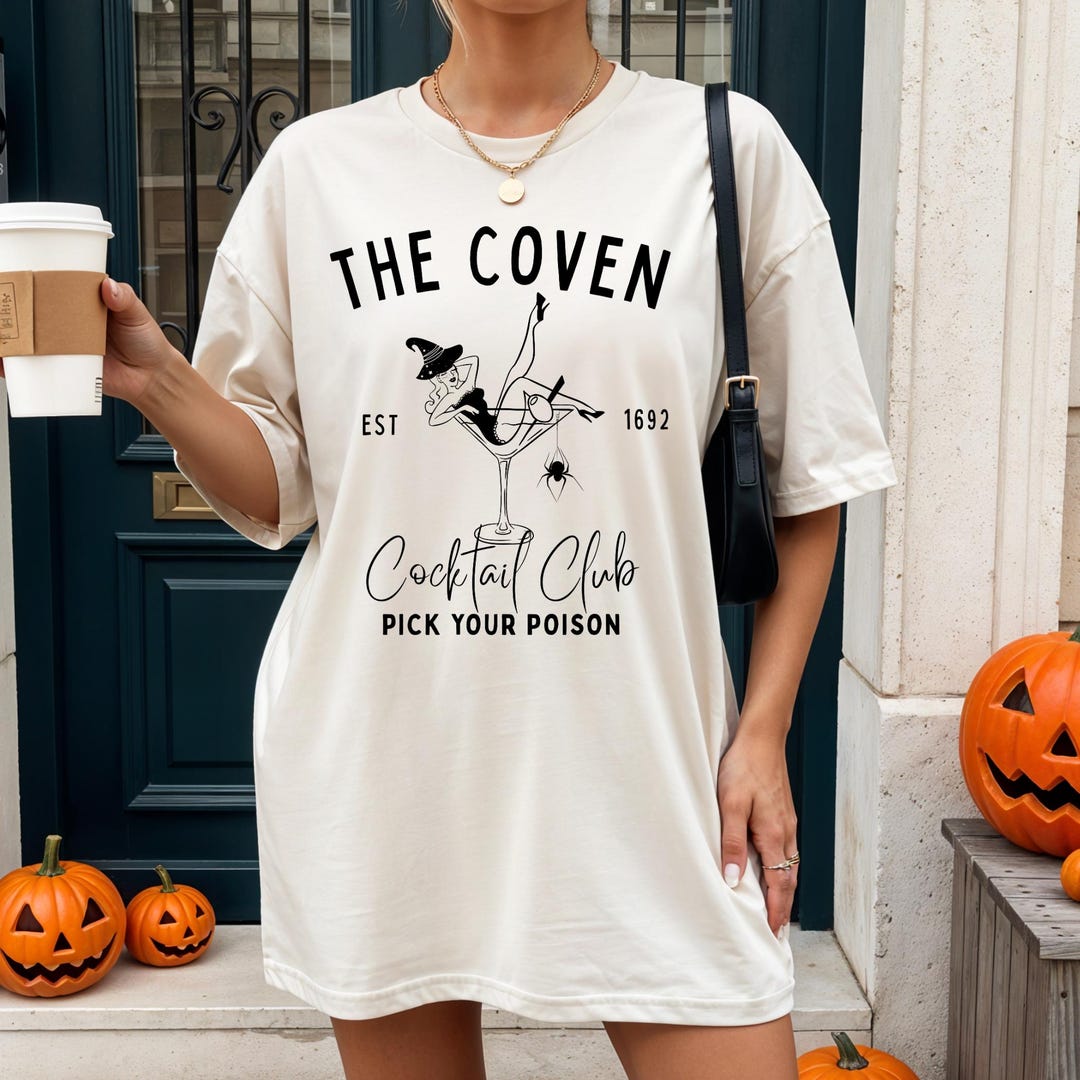The Coven Cocktail Club Black Design Crewneck, Hoodie, T-shirt ...