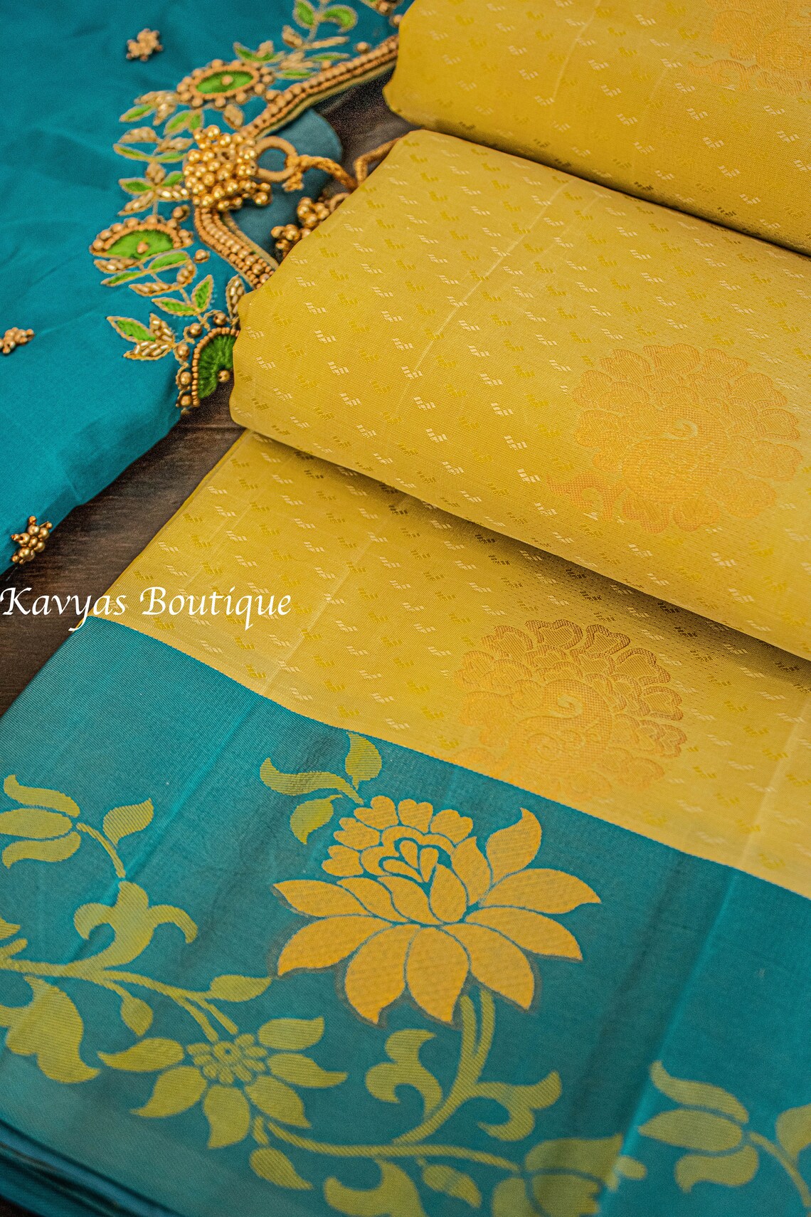 Pista Green and Rama Blue Handloom Kanchivaram Pure Silk - Etsy