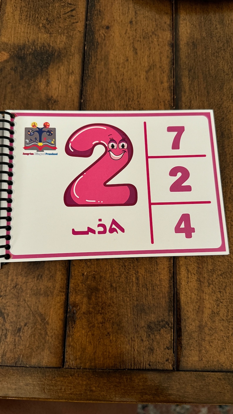 Assyrian Numbers & Shapes Learning Chart - Etsy