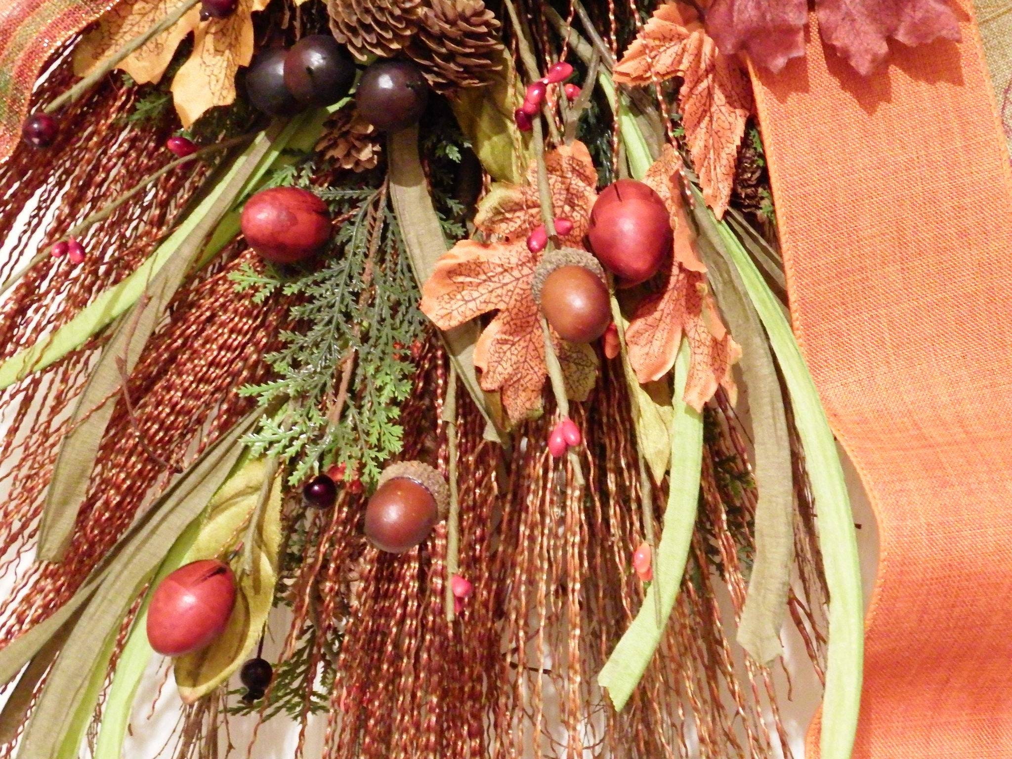 Sunflower Fall Broom Wreath Front Door Wreath Fall Decor - Etsy