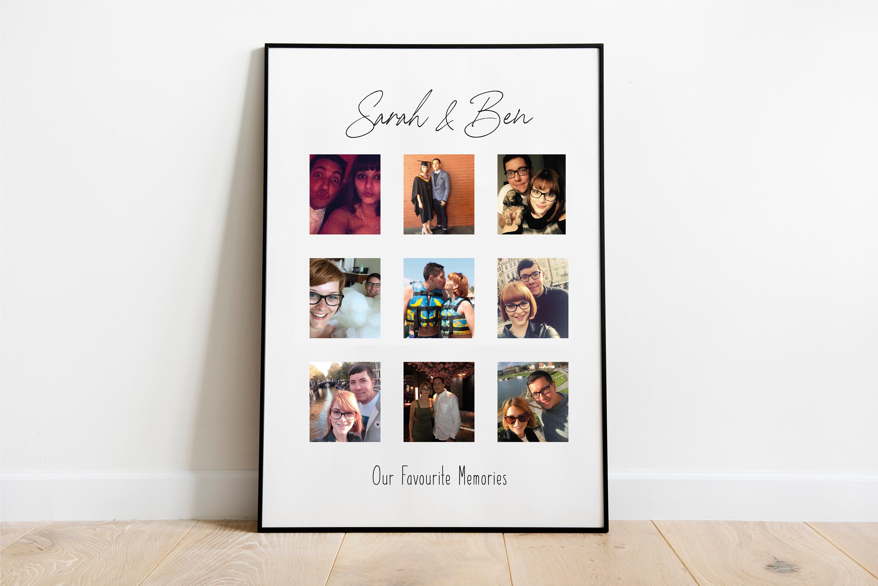 Personalised Photo Collage frame Not Included | Etsy UK