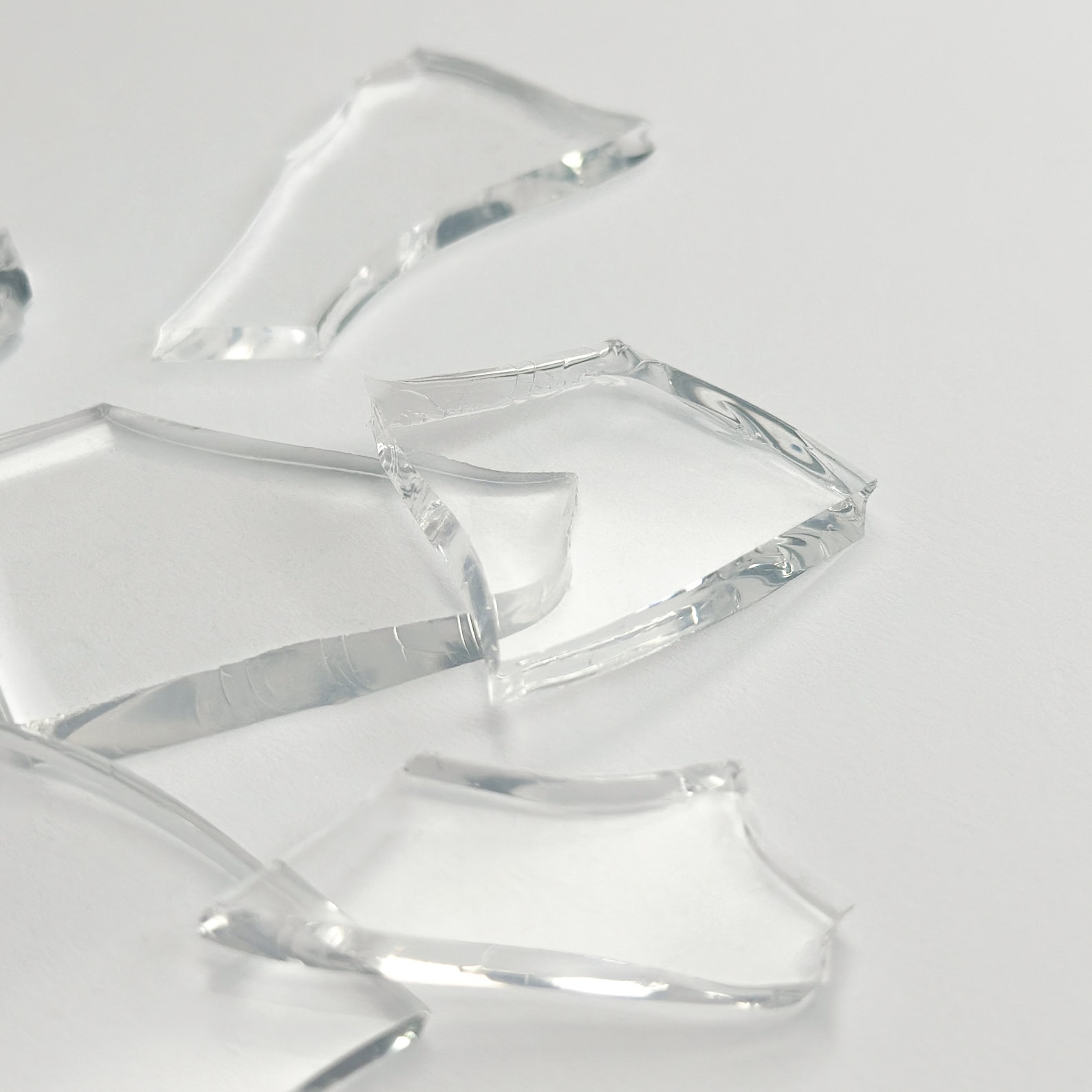 Fake Glass Shards (REUSABLE) - Special Effects Makeup Prop for ...