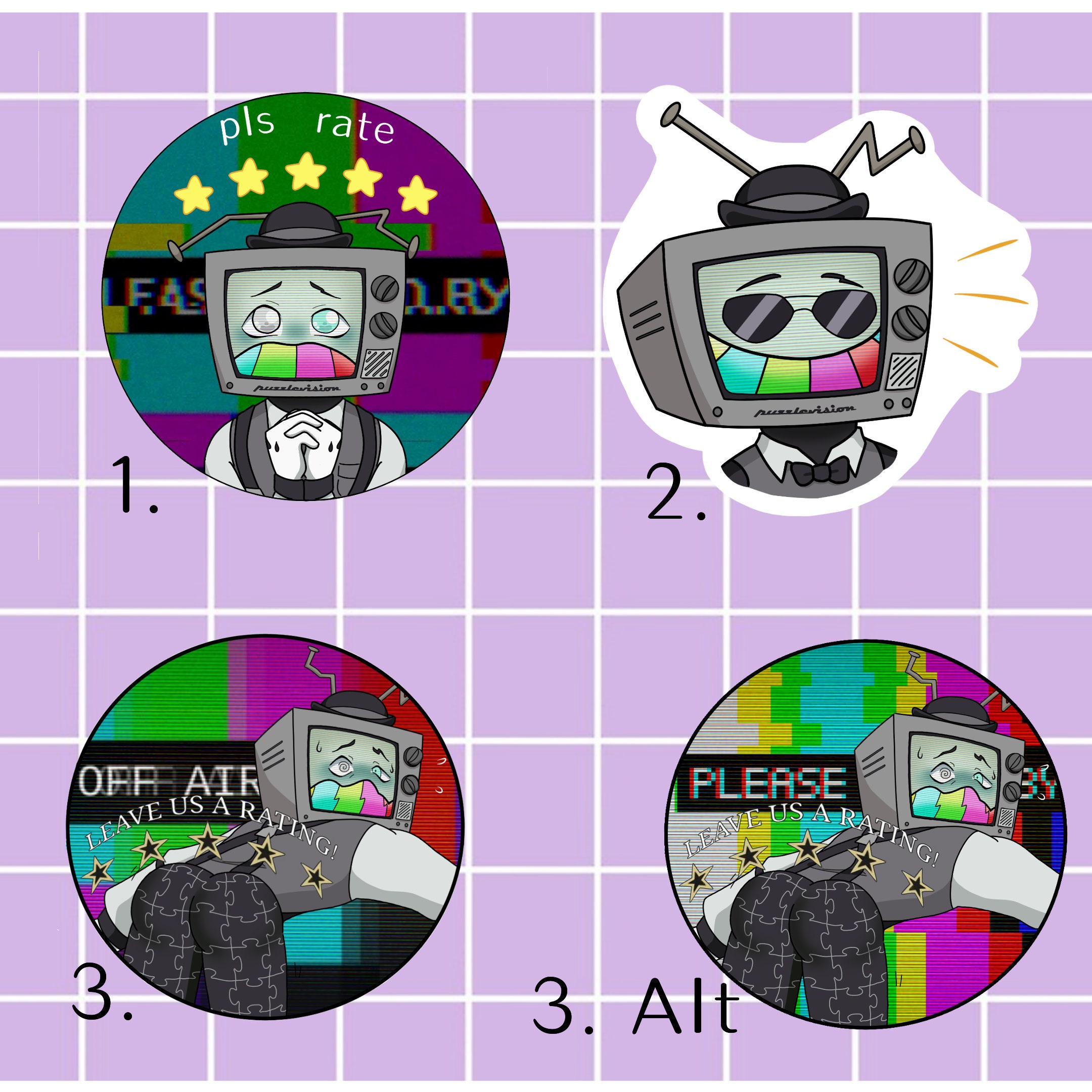 Mr Puzzles Stickers - Etsy