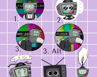 Mr Puzzles Chibi Stickers - Etsy