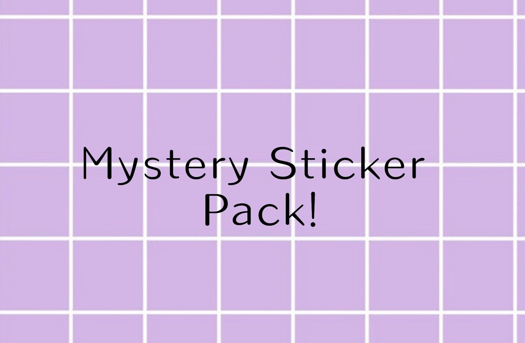 Mystery Sticker Pack - Etsy