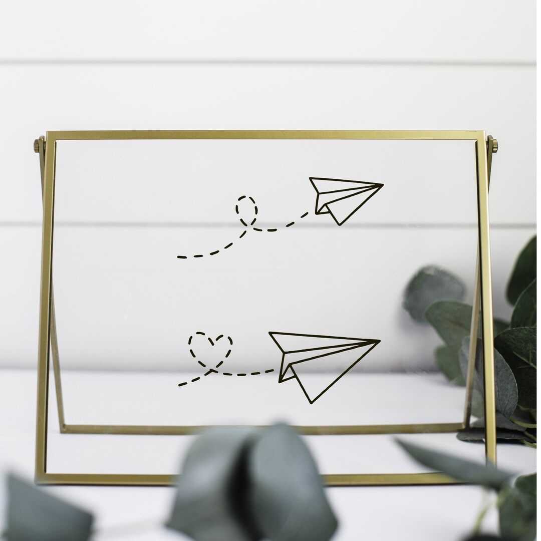 Paper Airplane Sticker, Sticker for the Room Door, High Chair, Wall ...