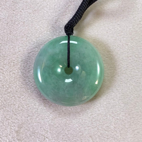 Jade Circle Pendant - Etsy