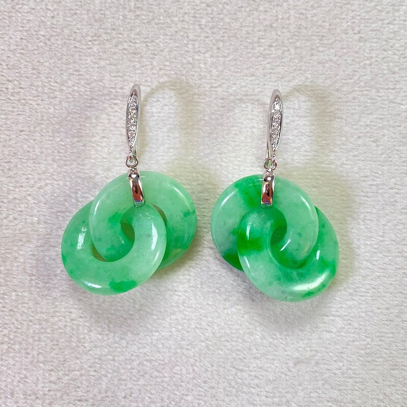 Jade Earrings - Etsy