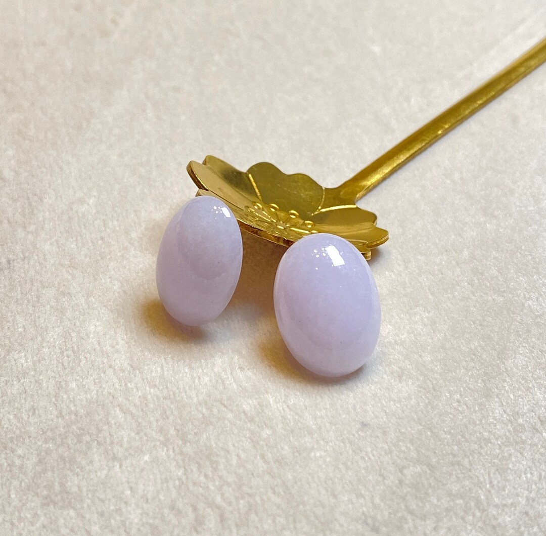 Purple Cabochon Jadeite, Loose Jade, Genuine Type A Jade, Loose ...