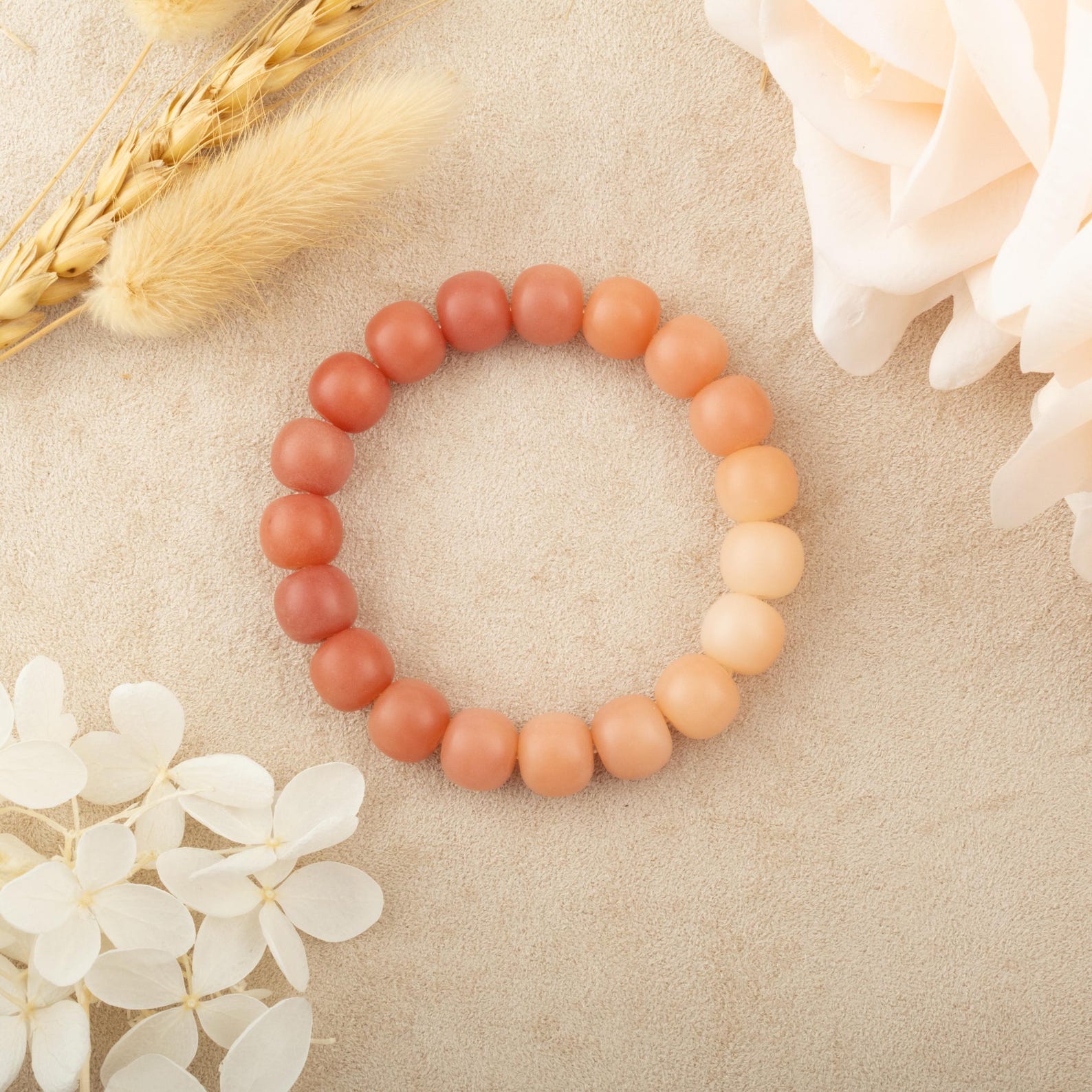 Natural Bodhi Bead Bracelet, Bodhi Root Barrel Bead Bracelet, Prayer ...