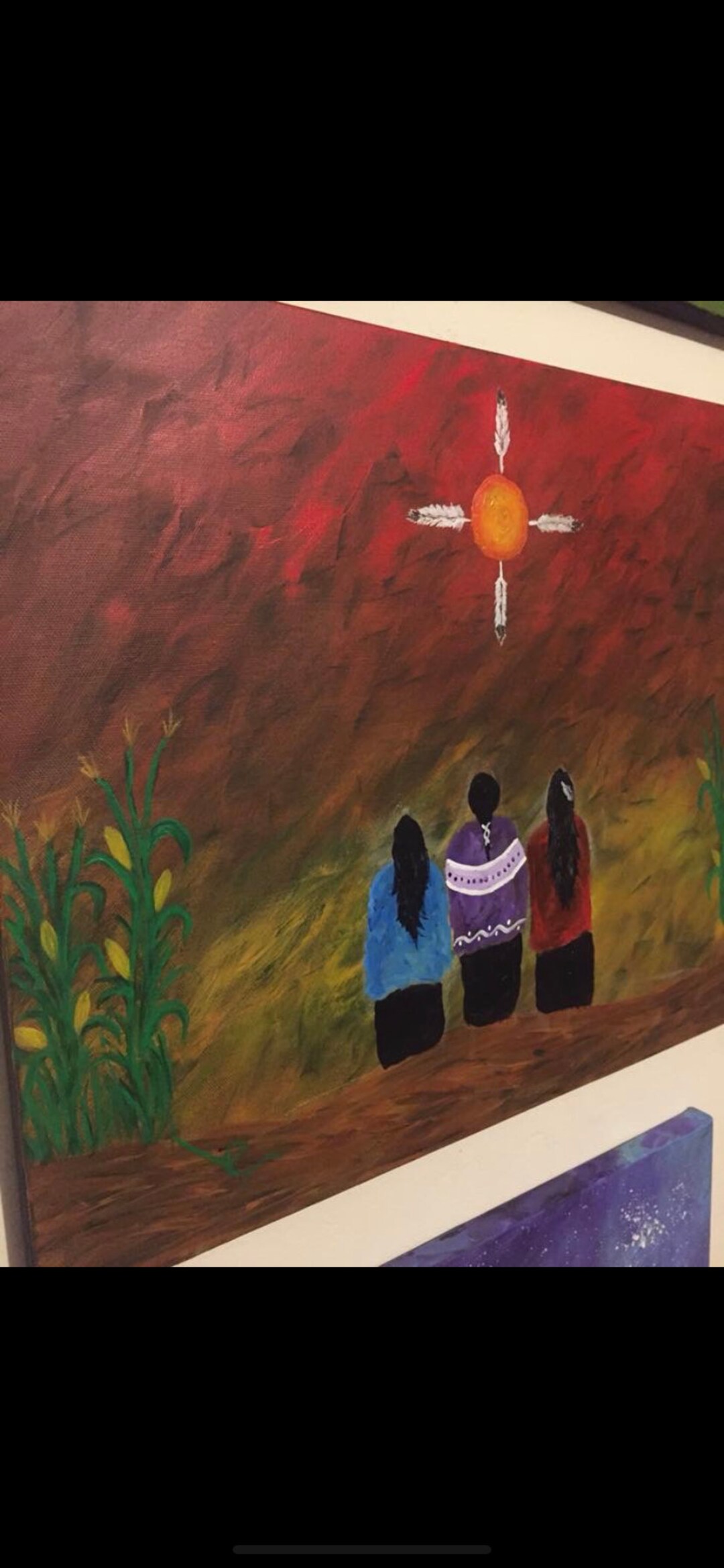 Native American Three Sisters Print - Etsy