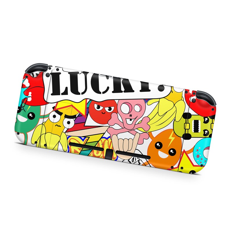 Doodle Nintendo Switch Skins Your Style Doodle Lucky Dock - Etsy