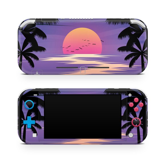 Purple Sunset Skin for Nintendo Switch Lite 2019 Ocean Palm - Etsy