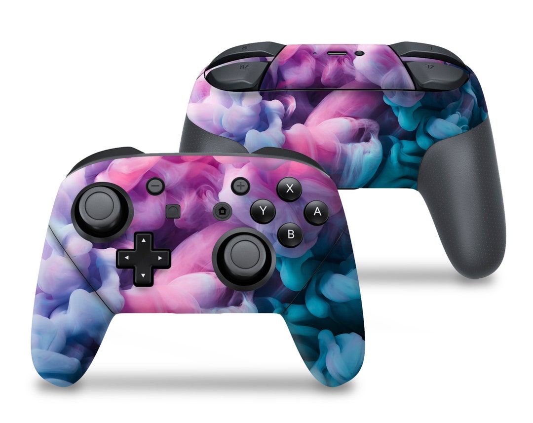 Pink Blue Smoke Skin for Nintendo Switch Pro Controller - Etsy