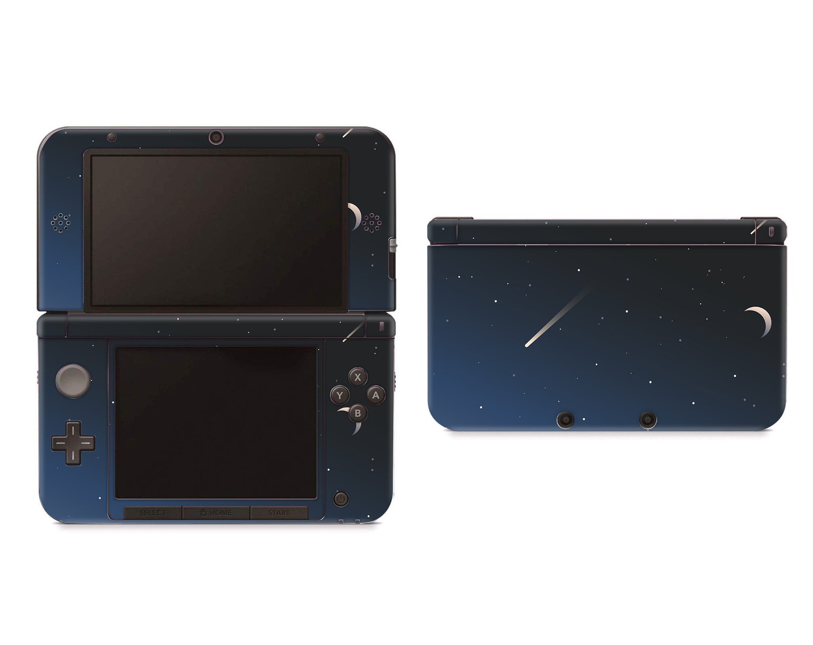 Comet Skin for Nintendo 3DS Moon Decal Blue Skin Trendy Starry - Etsy