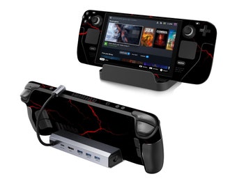 Red Black Steam Deck Skin - Etsy