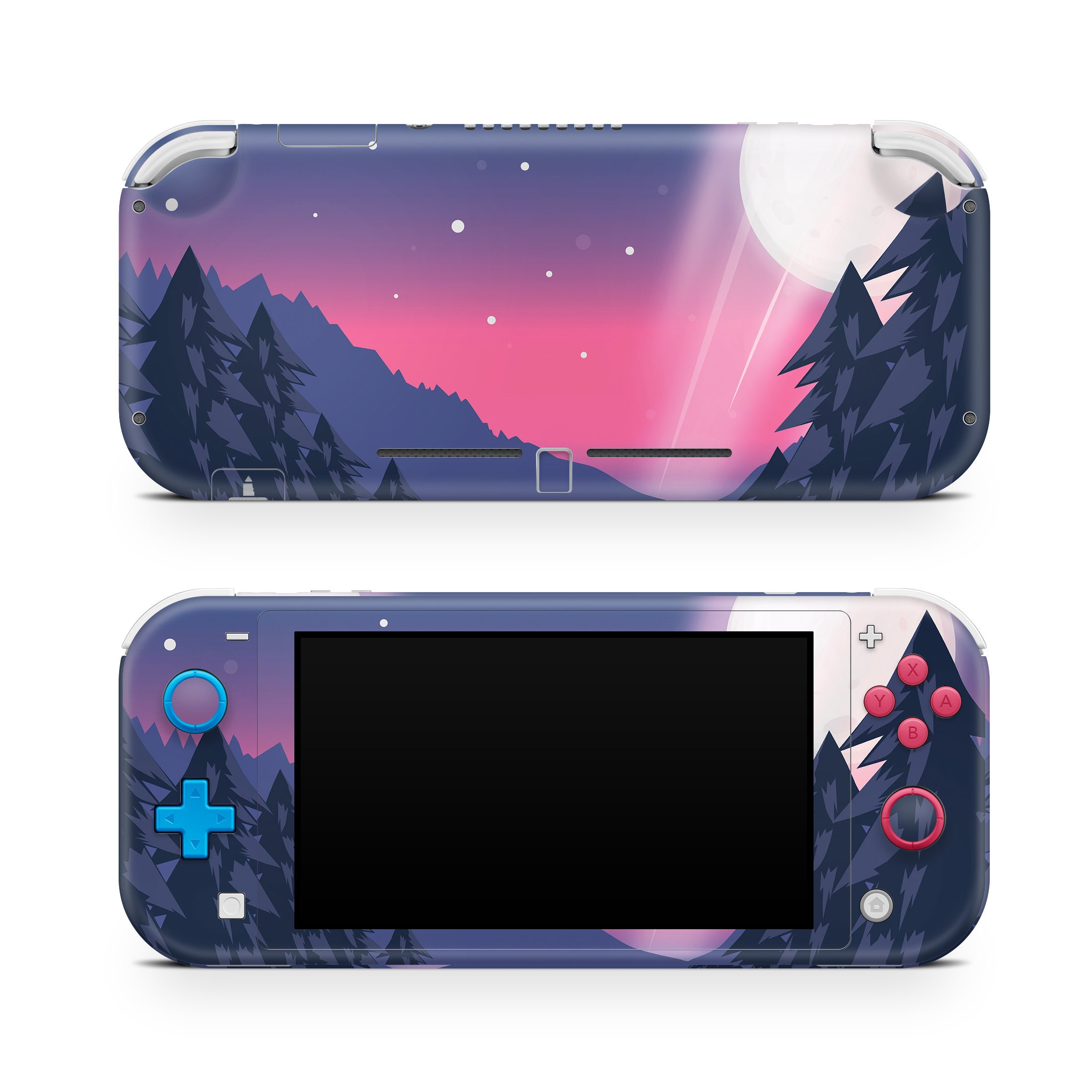 Moonlight Night Skin For Nintendo Switch Lite 2019 Nature The | Etsy