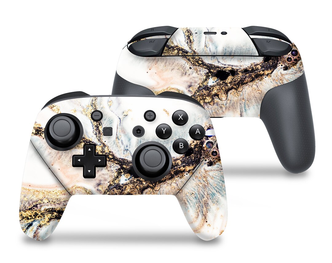 Gold Marble Skin for Nintendo Switch Pro Controller Texture - Etsy