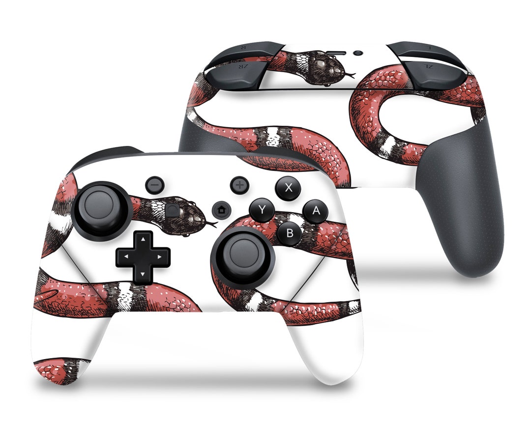 Snakes Skin for Nintendo Switch Pro Controller Red Reptiles - Etsy